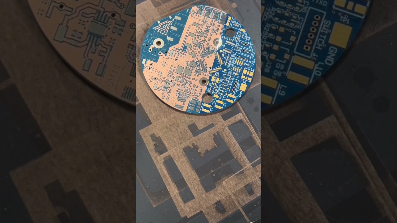 PCB reverse engineering  Laser grinding board