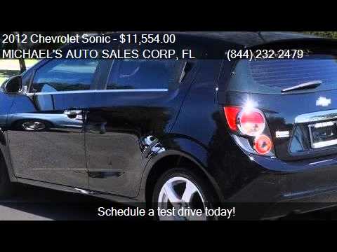 2012 Chevrolet Sonic LTZ 4dr Hatchback w/2LZ for sale in Wes