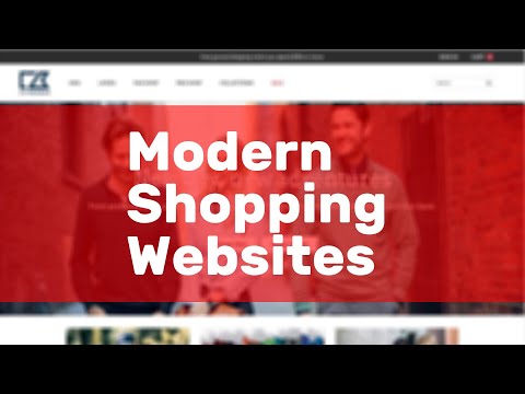 Modern Shopping Websites