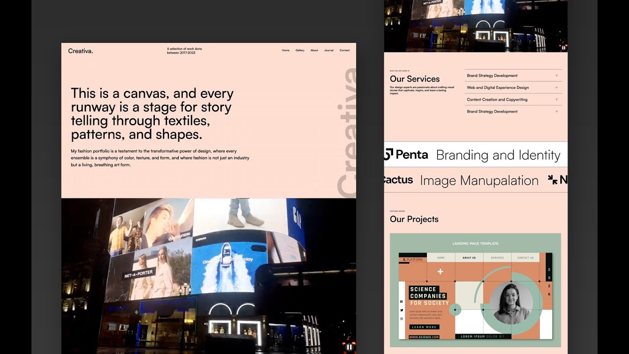 Creativa   Webflow HTML website template