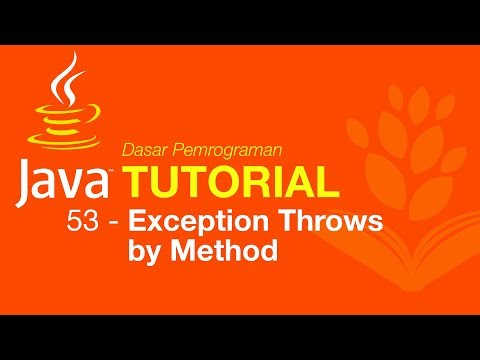 Learn Belajar Java Dasar 53 Exception pada method rantai exception - Mind Luster