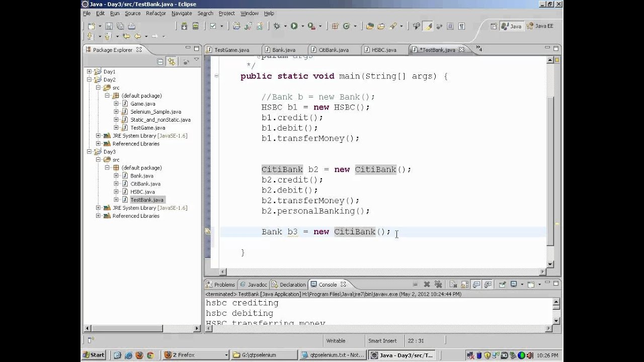 Selenium Webdriver Training - Day 3 - Selenium  Webdriver Tutorial- Interfaces in Selenium Webdriver