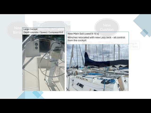 Sailboat 27 Inboard D Wheel Furling Bimini | Voiliers | Ville de ...