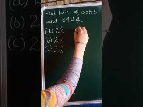 H.C.F. trick #math #viralvideo
