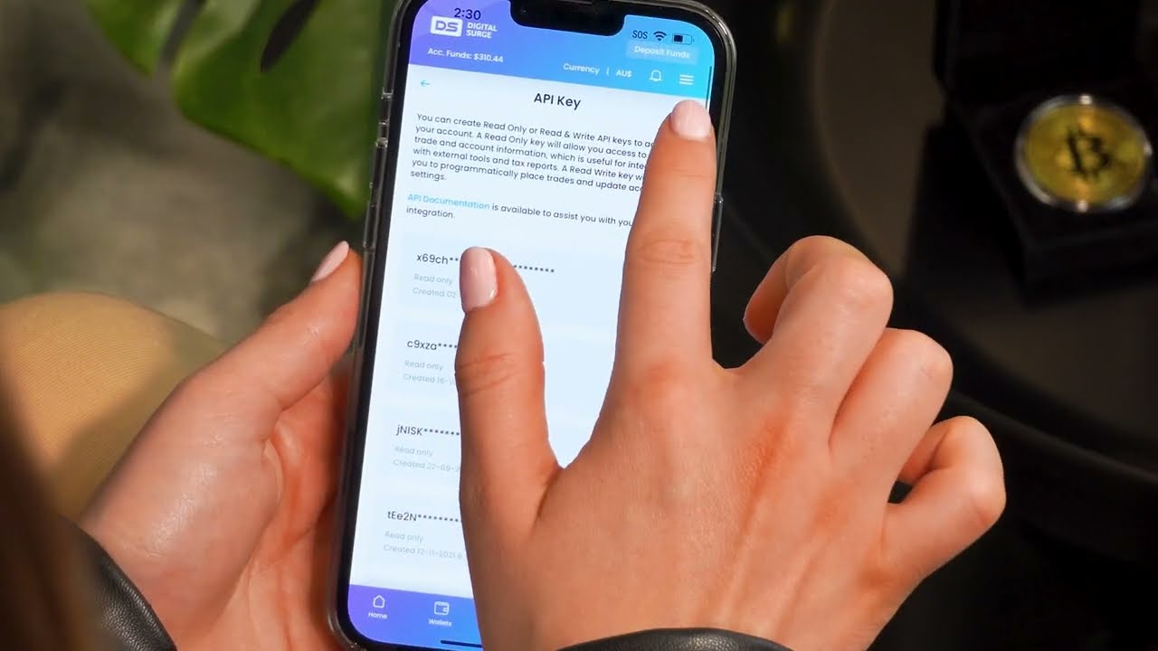 How to create an API key