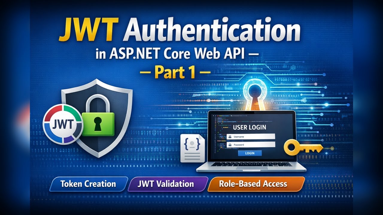 JWT Authentication in ASP.NET Core Web API (Part 1) | Token-Based Authentication Explained