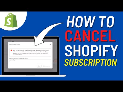 How To Cancel Subscriptions On Shopify 2024 | How To Cancel Shopify Subscription