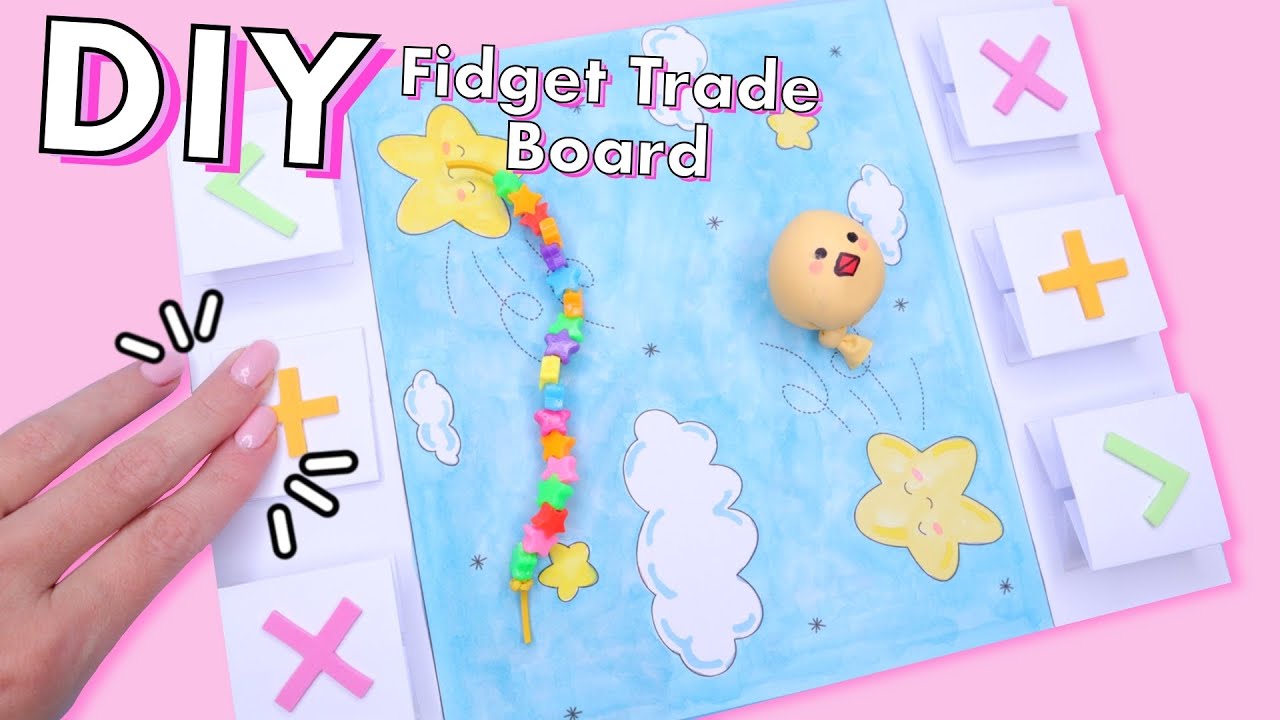 DIY Fidget Trade Board (Free printable)
