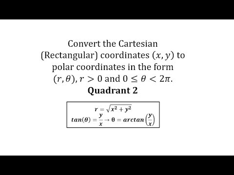 Convert Cartesian (Rectangular) Coordinates to Polar Coordinates – Q2 ...