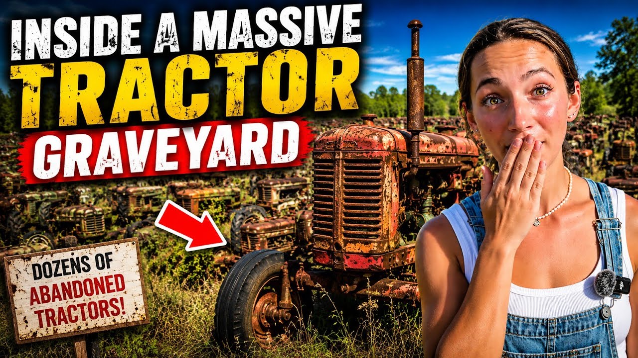 Inside a Massive Tractor Graveyard 