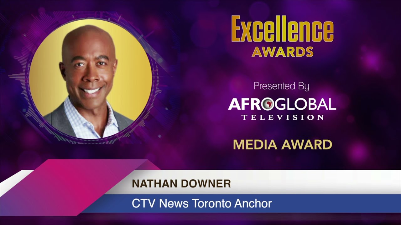 Nathan Downer Honoured at the Afroglobal Excellence Awards