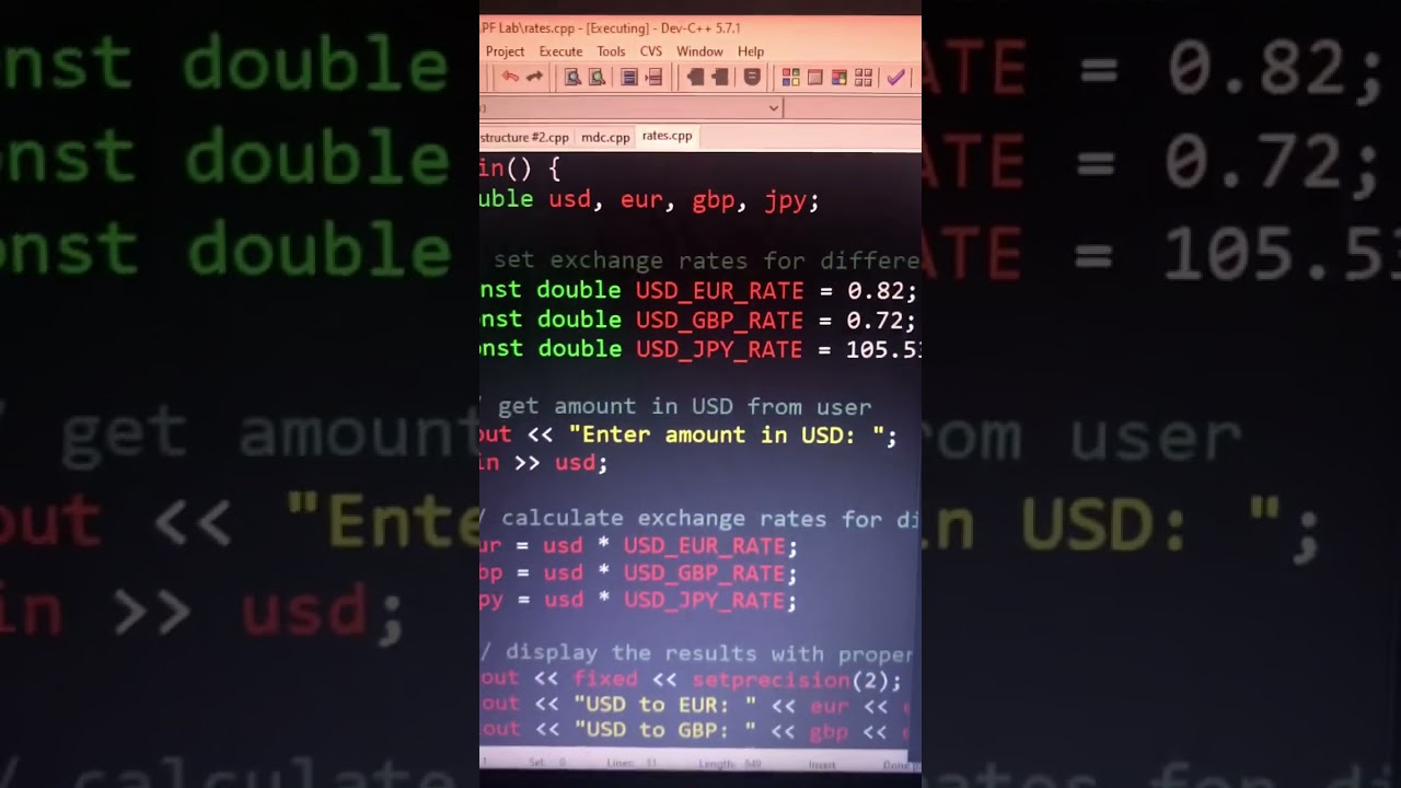 usd convert c++ #coders #codinglife #codingninja #codemasters #codelife #coding #code #coder #cpp