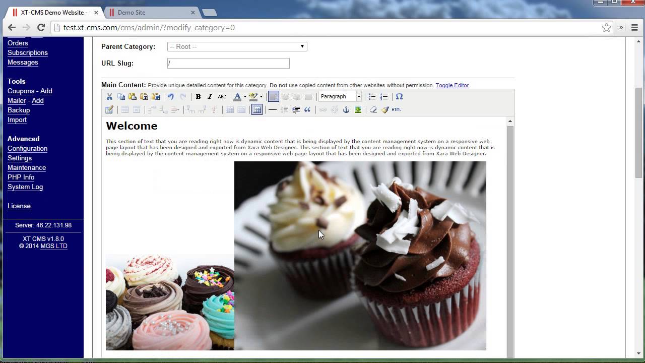 Adding Images via the CMS