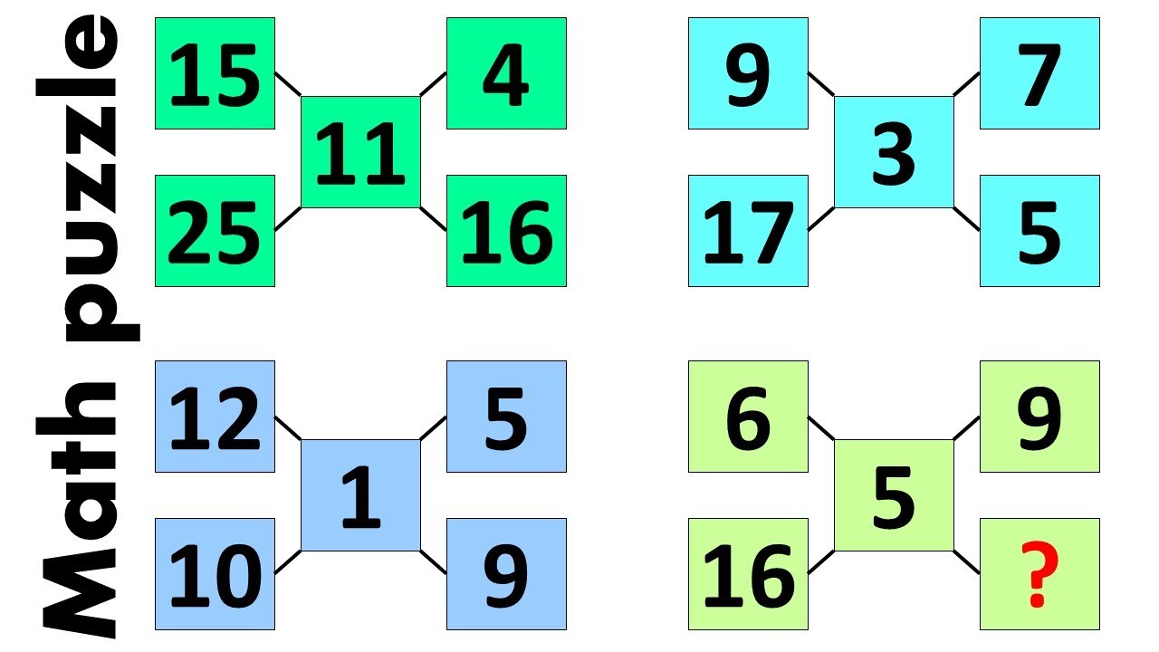 Number puzzle and other brain teasers #5