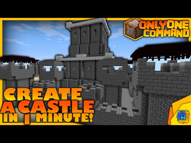 Castle Generator in one command! Minecraft Map