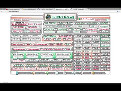 How to watch the US DEBT clock LIVE-REAL TIME (OFFICIAL DEBT CLOCK)