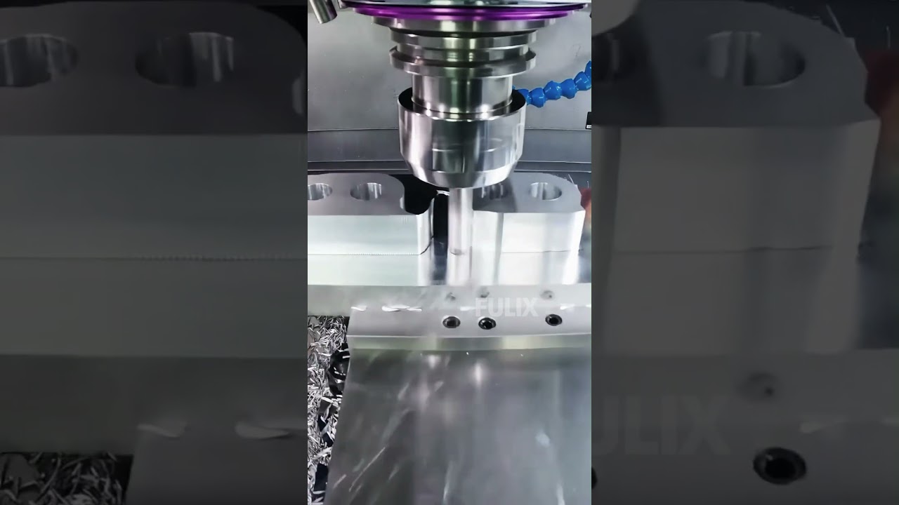 High-quality tungsten steel CNC milling processing. #cnc #machine #factory #youtube