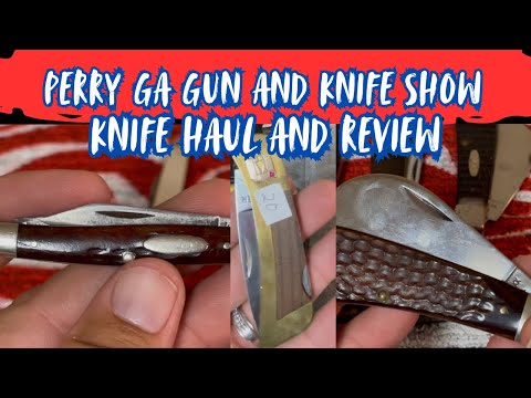 Perry Ga Gun and Knife Show, Knife Haul and Review