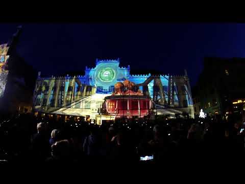 Projektionsmapping am Rathaus, 900 Jahre Zwickau, Festival of Lights [Full HD]