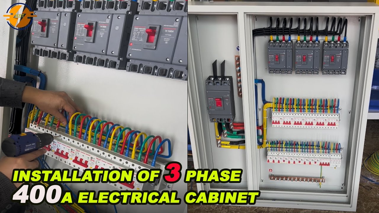 The BEST Distribution Cabinets For 2025 Are Here | Connecting to a 3-phase 400A electrical cabinet