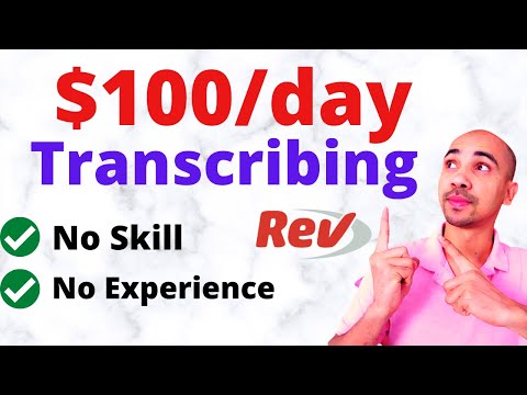 Get paid to Transcribe online | ($100/day) Make money just by Typing