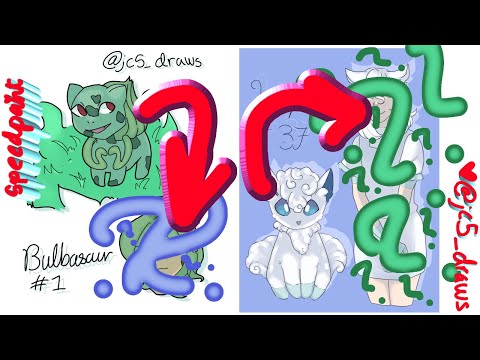 Turning Pokémon into humans! (Bulasaur, Vulpix, and fennekin)