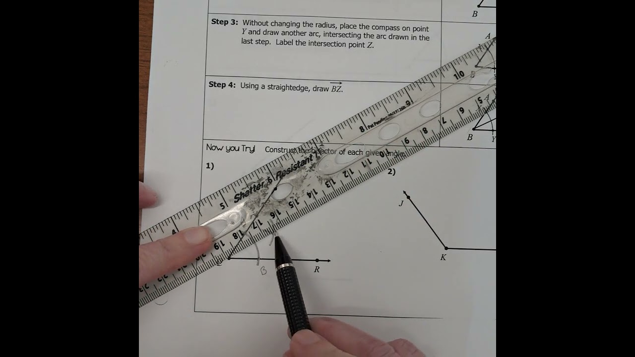 Geometry Constructions. Type 5. Angle Bisectors. All Things Algebra. 