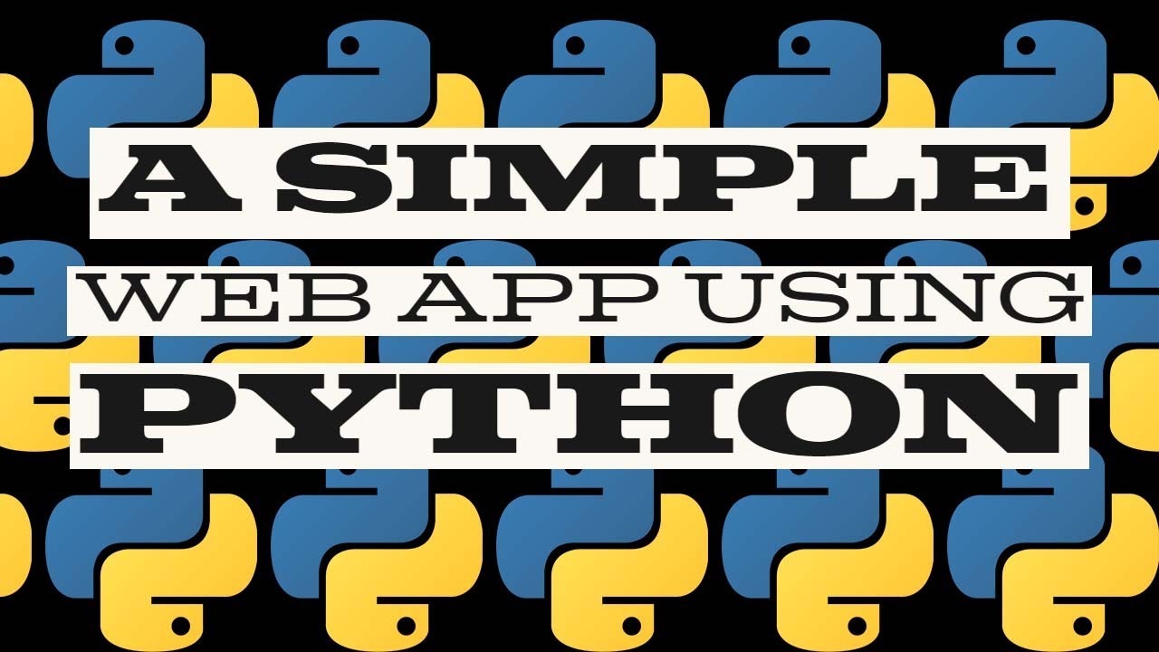 Building a Simple Python based web app - using Flask