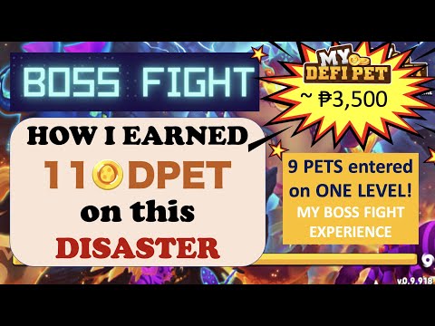 ACTUAL Boss Fight Strategy on How I Earned DPET Tokens: Sharing my Experience | My Defi Pet Season 1