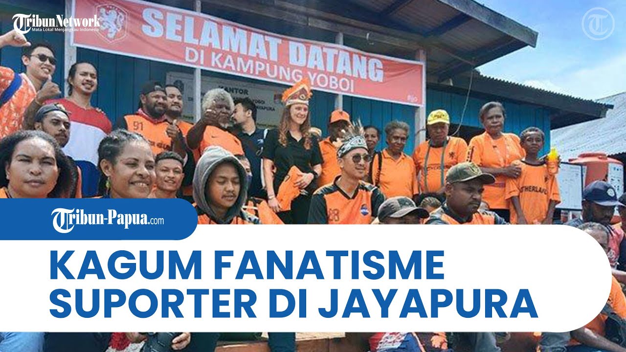 KNVB dan Oranje Indonesia Kagum Fanatisme Suporter Belanda di Jayapura ...