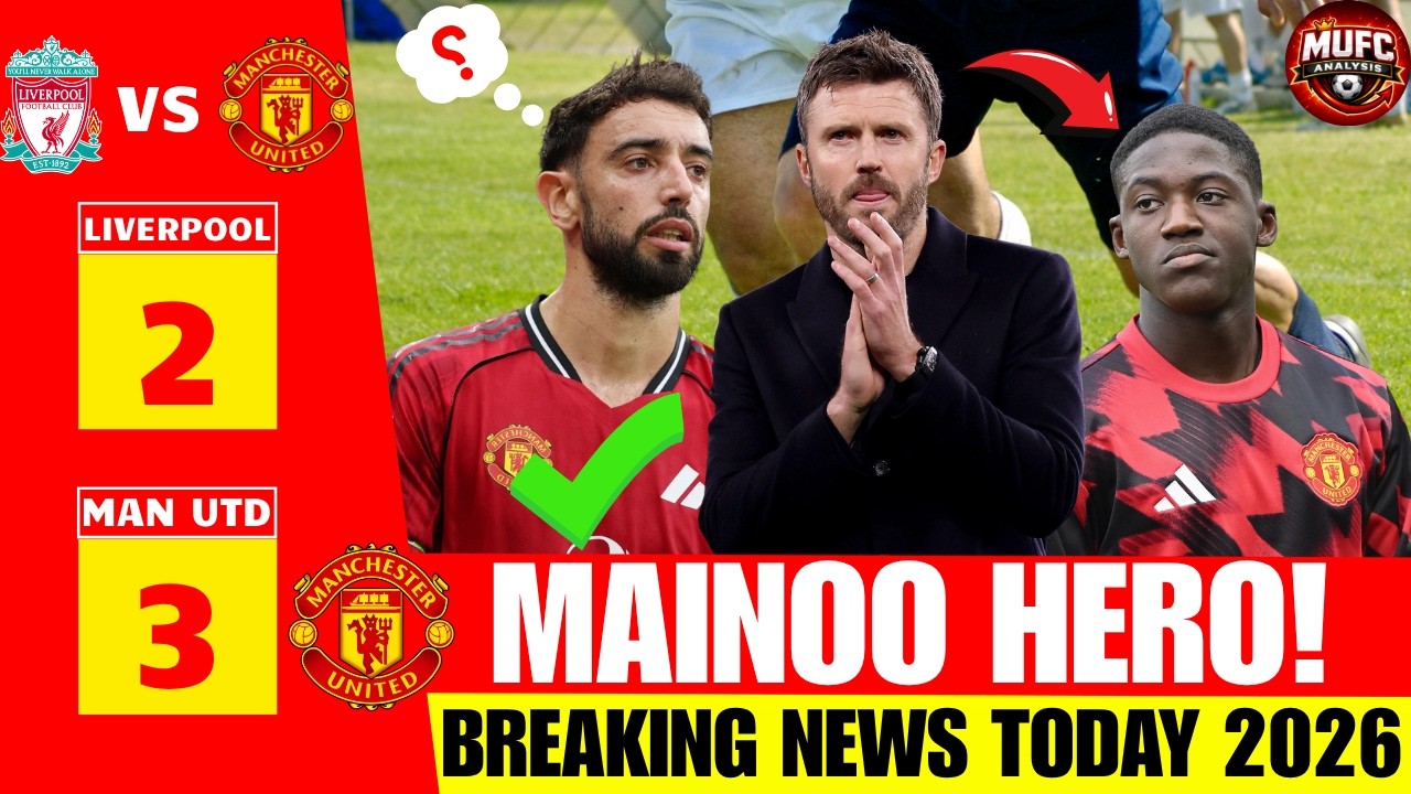 MAN UTD 🔥 STUN LIVERPOOL! MAINOO HEROICS, BRUNO SUB DRAMA & PLAYER RATINGS 😱⚽