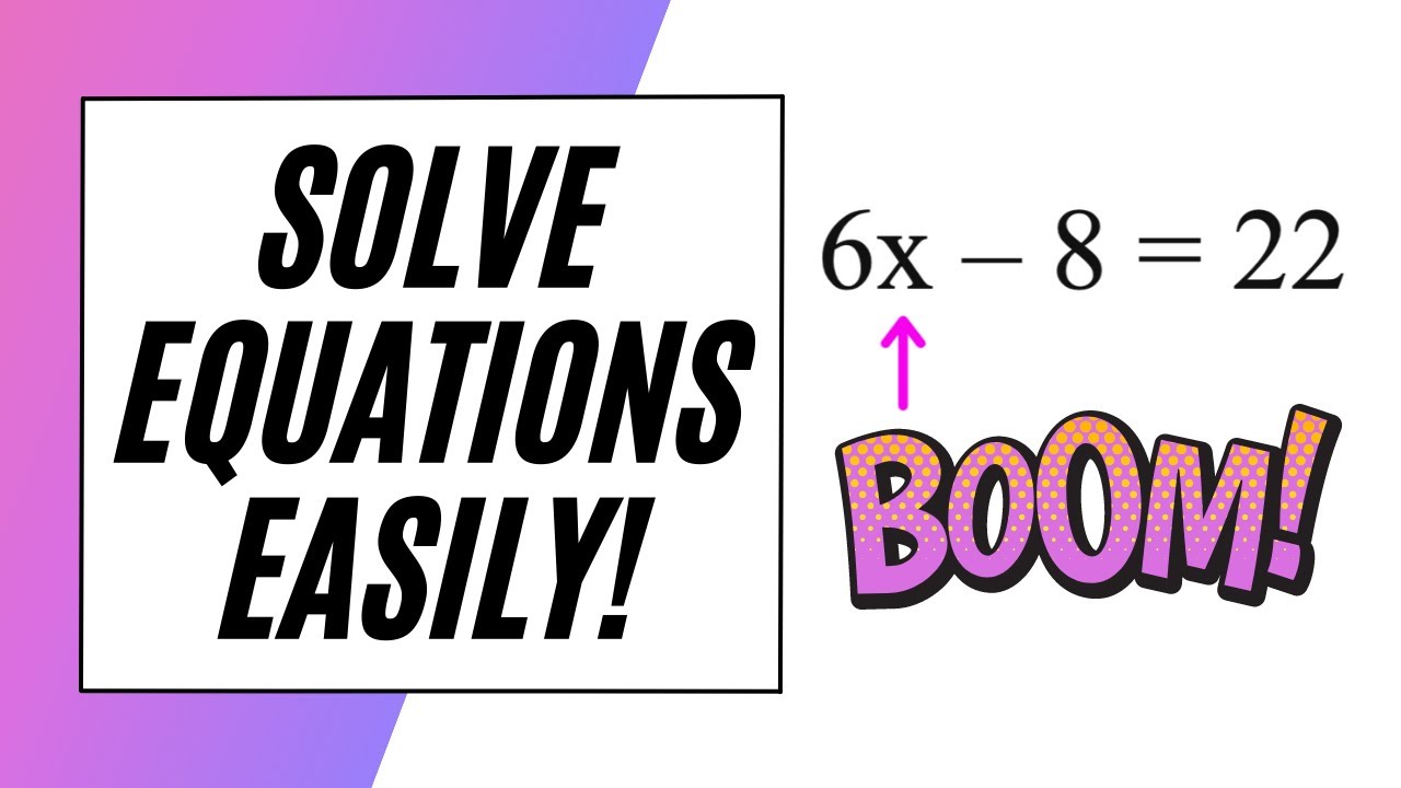 Solve GED Equations the EASY Way!