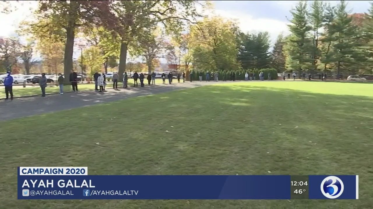 VIDEO: Long lines reported at many polling places