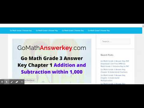 Go Math Answer Key – Go Math Answer Key for Grade 8, 7, 6, 5, 4, 3, 2 and 1
