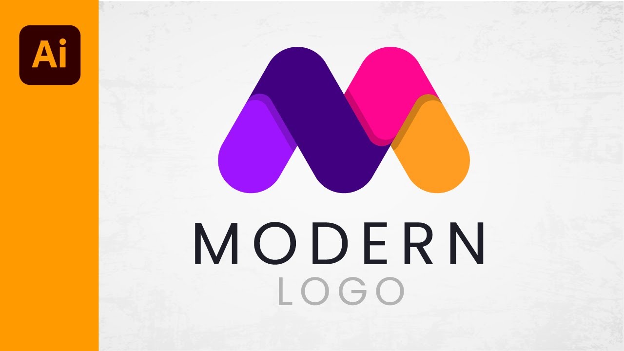 Modern logo design in Illustrator | Abstract Logo | Monogram