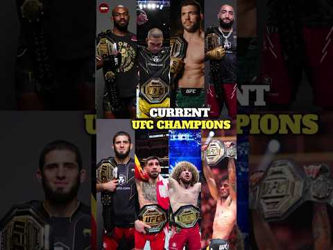 Current UFC Champions | Current UFC Champions All Weight Classes