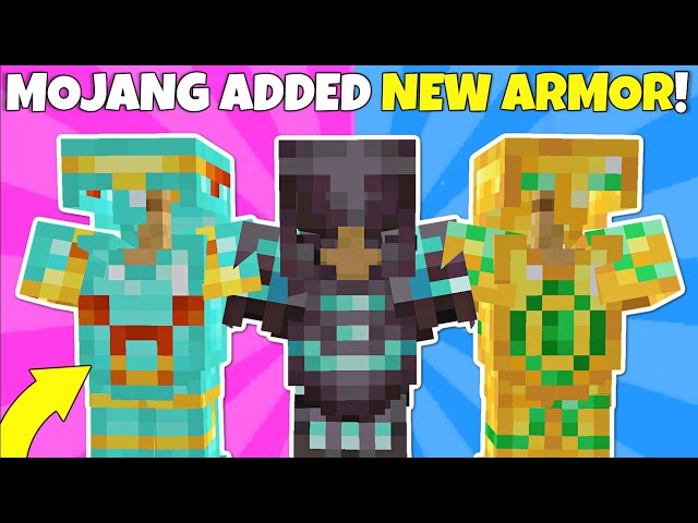 Minecraft player creates "emerald" armor using armor trims