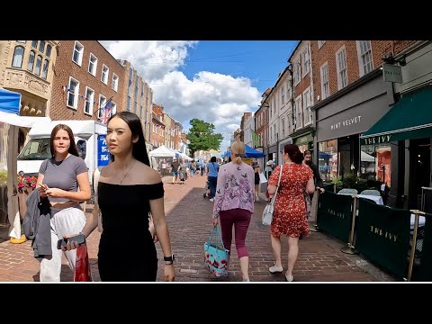Chichester England A charming city with a rich history 4K UHD Walk