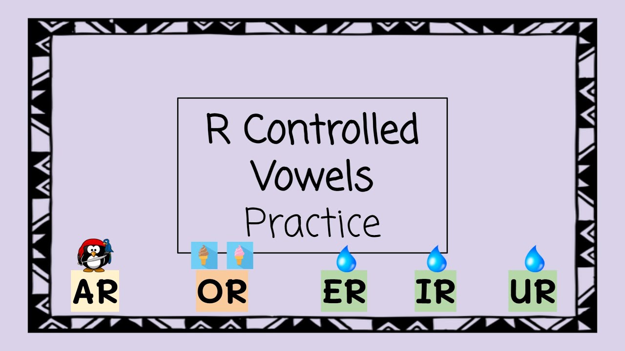 R Controlled Vowels Practice - 4 Minute Phonics