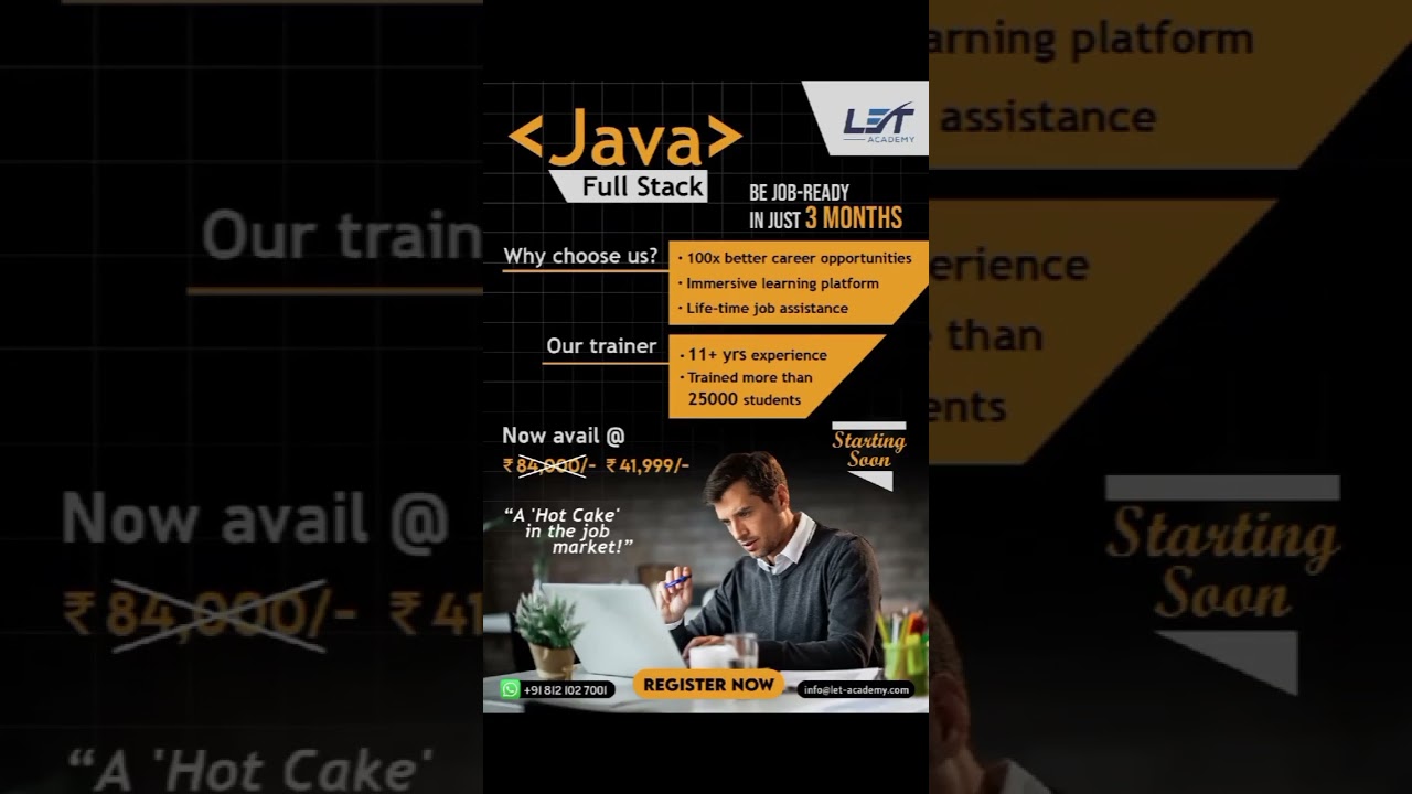 Become a Java Full Stack Developer