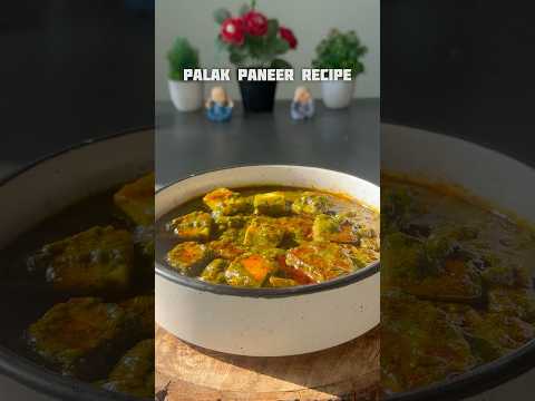 Trending Recipe of Healthy Palak Paneer #shorts #paneer #palak #recipe