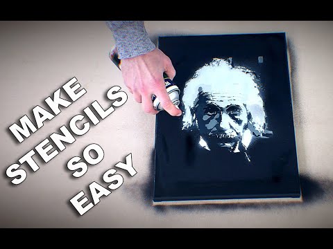 Multi layer graffiti stencil using Cricut Tutorial