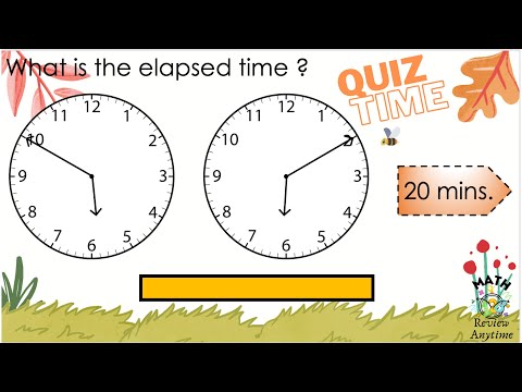 Telling Elapsed time: Have fun while you REVIEW!!!