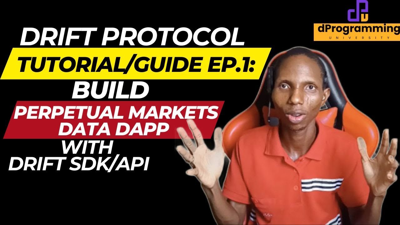 Drift Protocol Tutorial For Developers Ep1: Build Perpetual Market Data dApp With Drift SDK + Nextjs