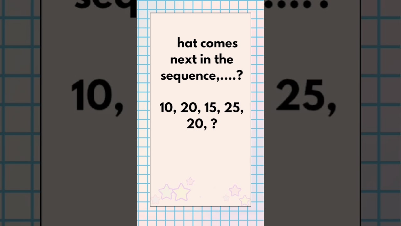 Can You Solve This Number Patterns? #shorts #mathshorts #numberseries #mathtricks #numberpatterns