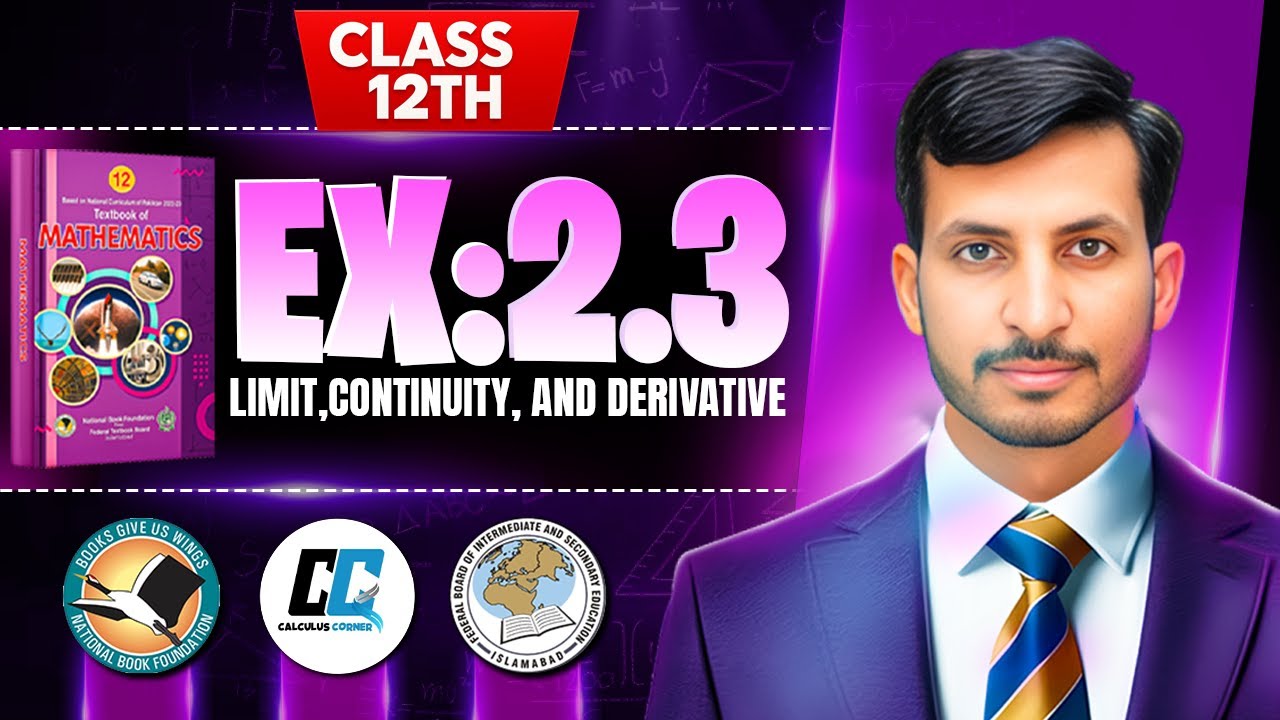 Exercise 2.3 Class 12 maths || NBF New Book 2025 || ex 2.3 Class 12 maths NBF || by Calculus Corner