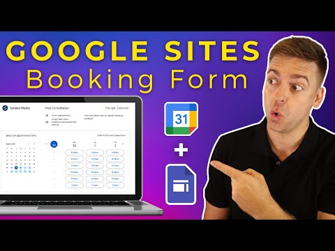Add Google Calendar Booking Form to Google Sites (Plus Capture Payments)