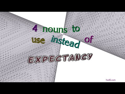 expectancy - 4 nouns which are synonyms of expectancy (sentence examples)