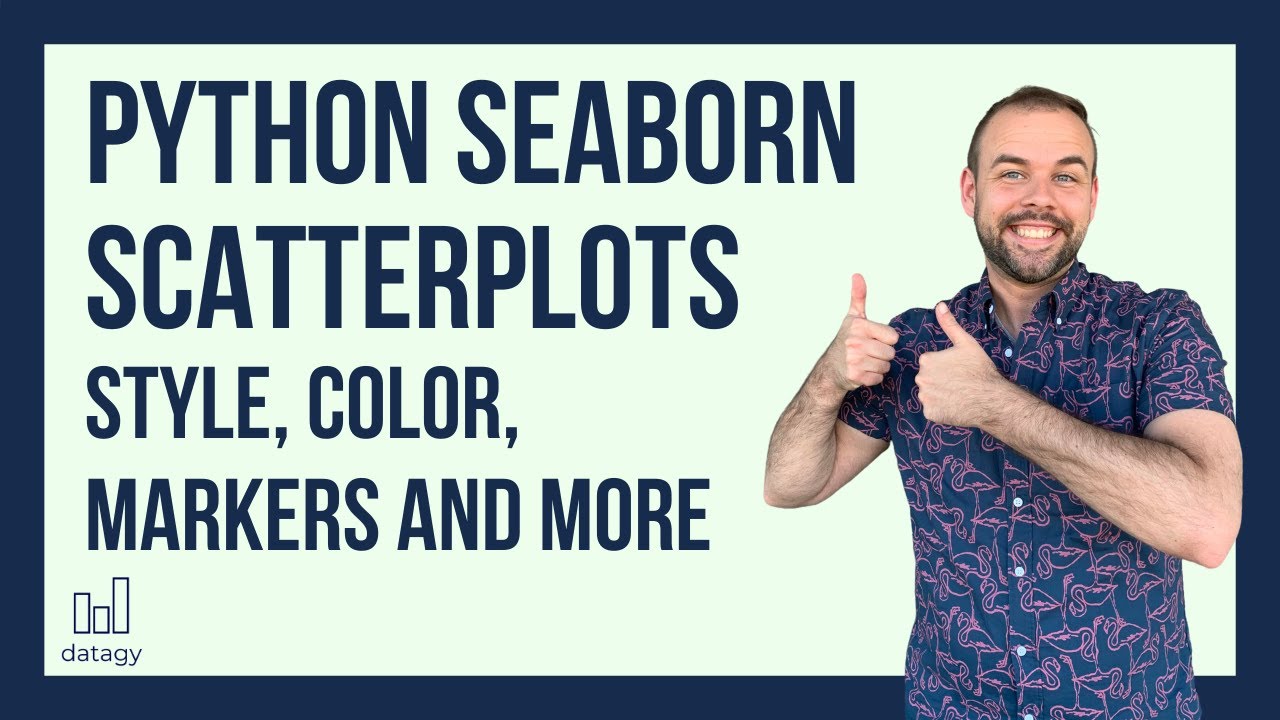 Python Seaborn Scatterplot Tutorial | Python Data Visualization Tutorial | Color, Marker and Size!