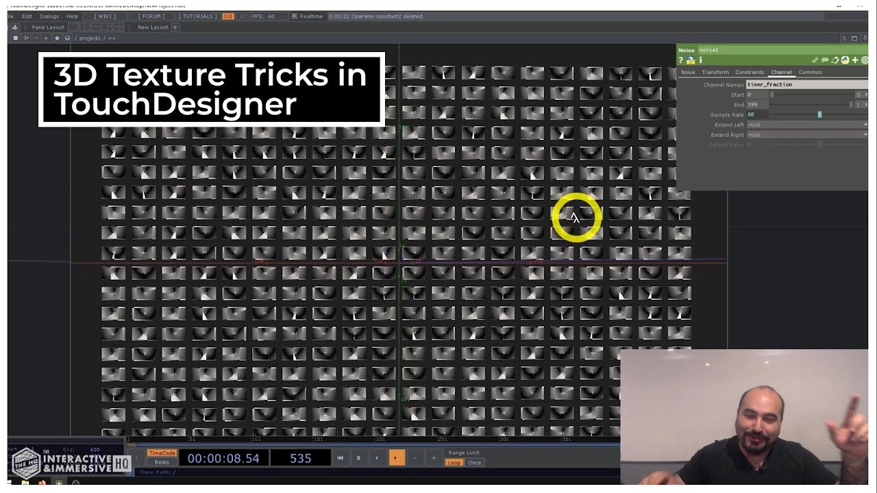 3D Texture Tricks in TouchDesigner - TouchDesigner Tutorial 031